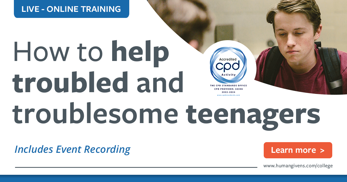 Helping Troubled Teenagers Online Course | HG College