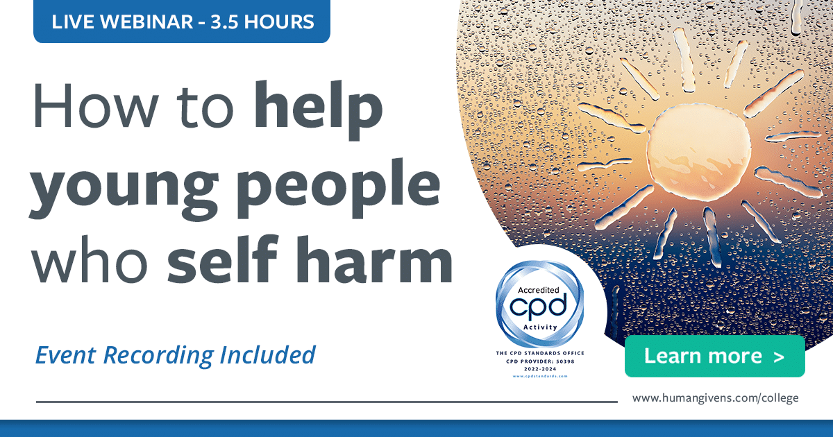 How to Help Young People Who Self Harm Online Webinar