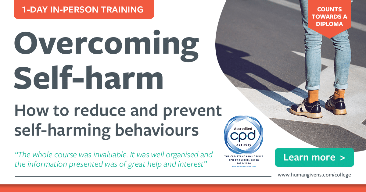 Self-Harm Course - reduce and prevent self-harming | HG College