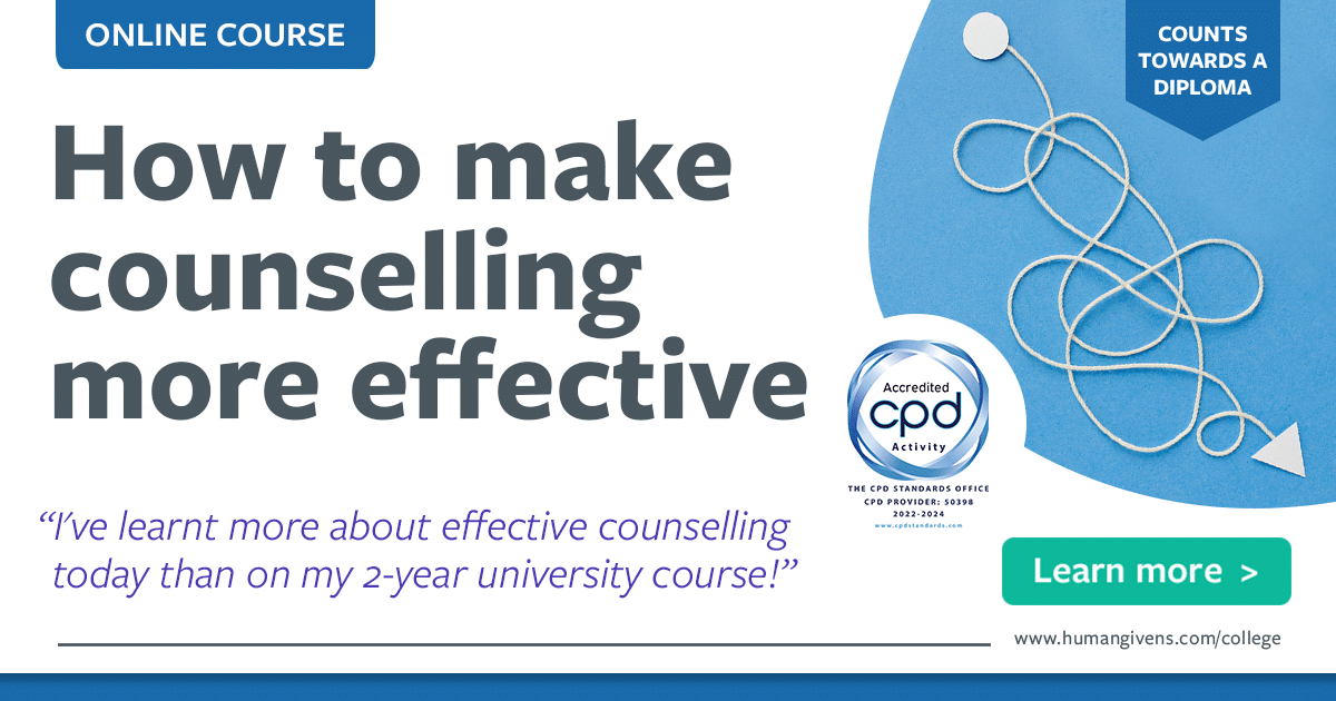 Online Effective Counselling Course | Accredited CPD Training