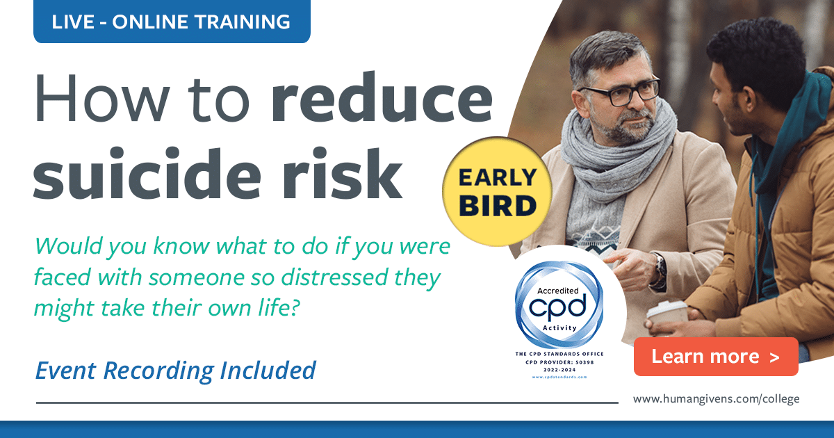 Suicide Intervention Training - reduce suicide risk | HG College