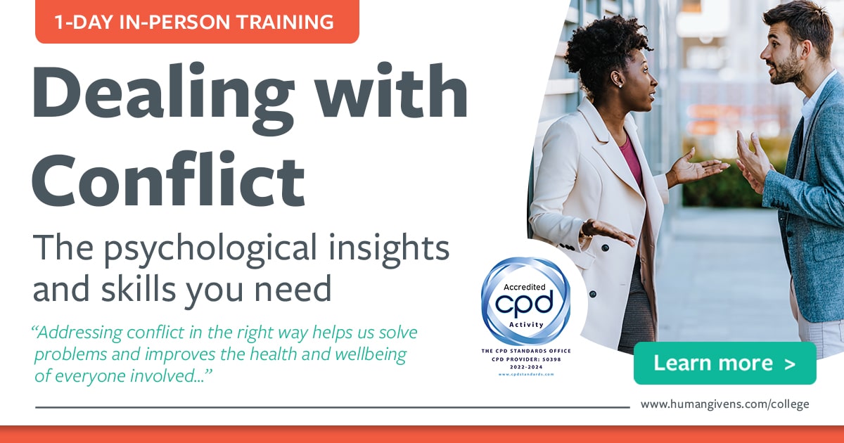 Conflict Resolution Training Course | Human Givens College